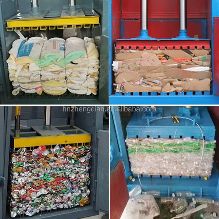 Small Cardboard Baler/waste Paper Press Machine Price/cardboard Box ...
