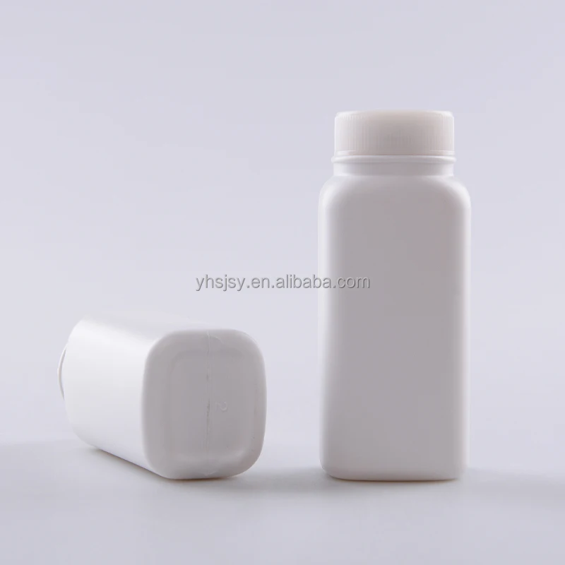 HDPE Empty White Powder Container Bottle for Personal Care
