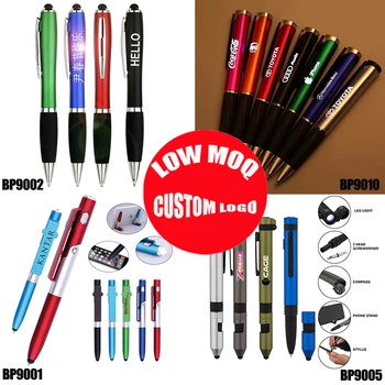 Personalized Promotional Custom Logo Cheap Led Light Up Ballpoint Pen ...