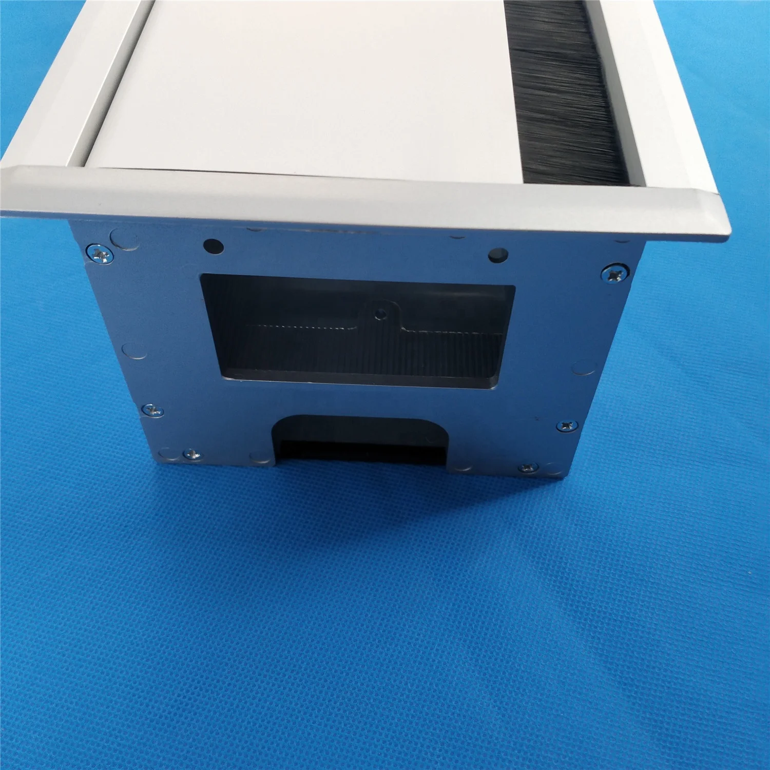 Aluminum Alloy Soft Closing Power Grommet Socket Hole Flip Up Cover ...