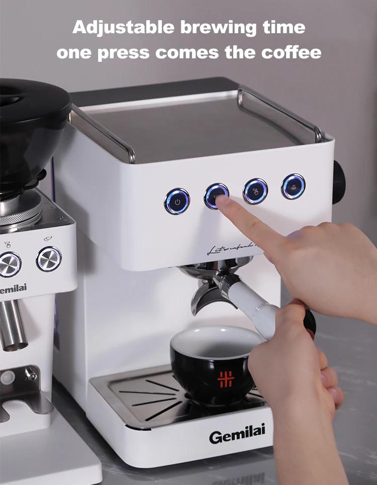 Gemilai CRM3005G Italian Manual Espresso Coffee Machine - Compact ...
