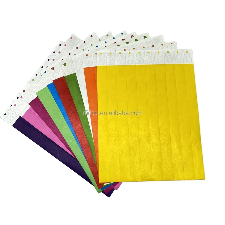 Custom Cheap Events Printable Wrist Band One-time Use Tear Resistant ...