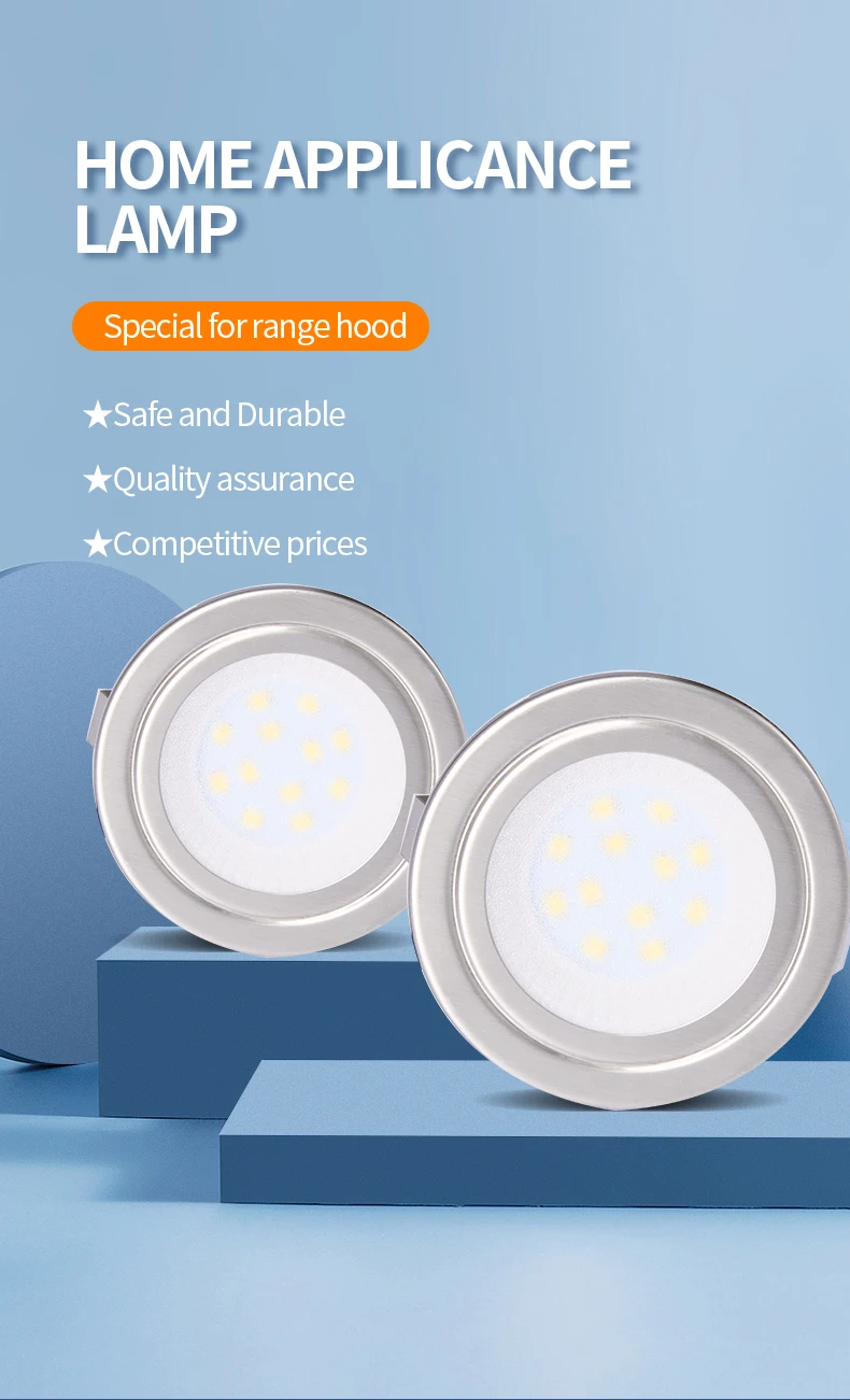 12V DC 1.5W Hole Closet Light Undercabinet Light Recessed Camper ...