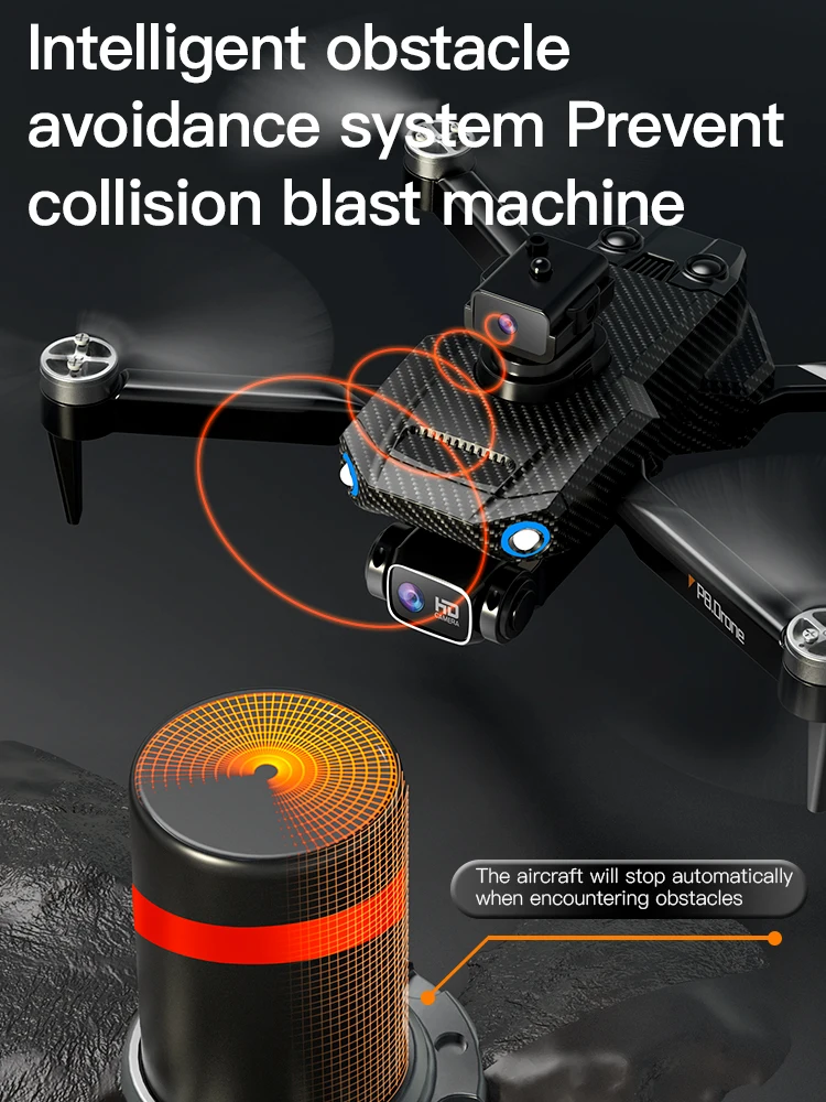 P8 Pro Drone - 8K Dual Camera, Brushless GPS, Obstacle Avoidance