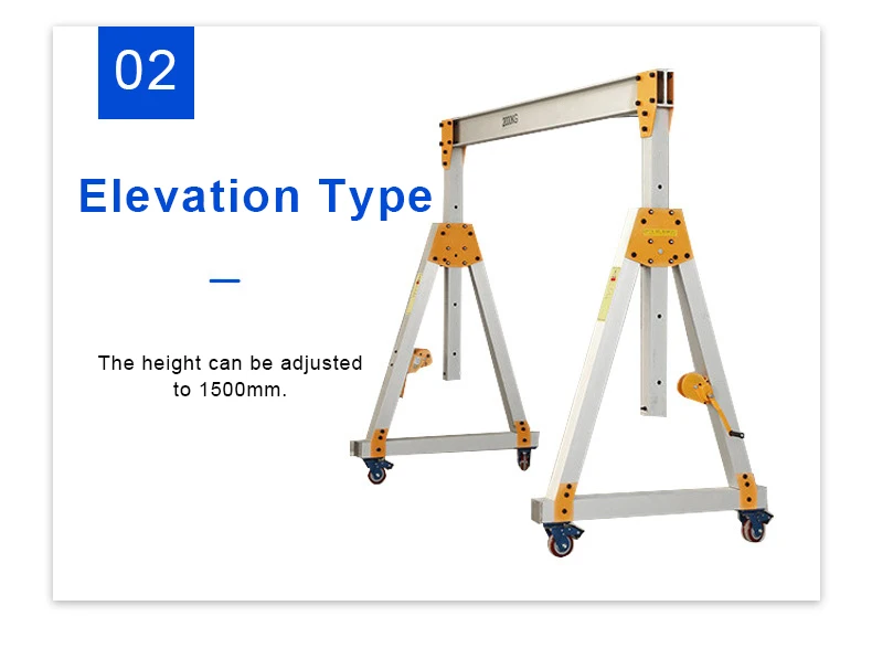 1000kg to 5000kg Portable Gantry Crane - Efficient Lifting