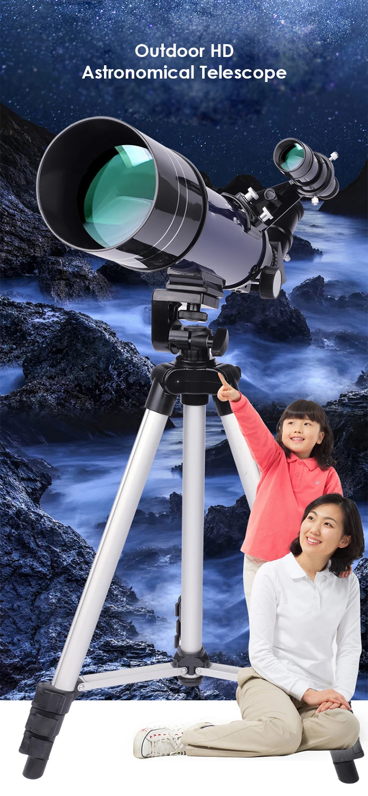 Hot Sale Telescopio Astronomical Telescope With Tripd Professional Powerful Telescope ...