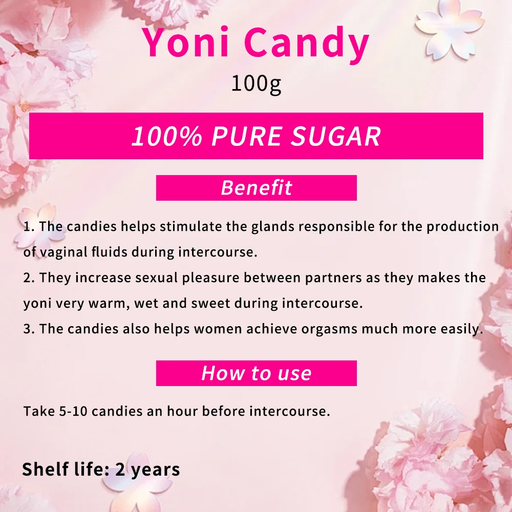 100% Pure Natural Yoni Sugar - Enhance Sex Orgasm Experience