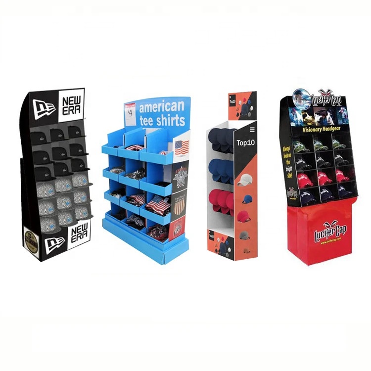 Cmyk Printing Cardboard Display Stands Retail Front Opening Retail ...