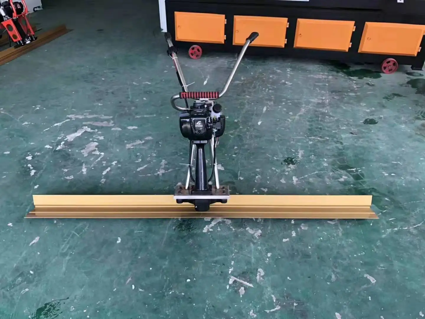 Pavement Slurry Leveling Ruler Complete Walk-behind Paving Leveler ...