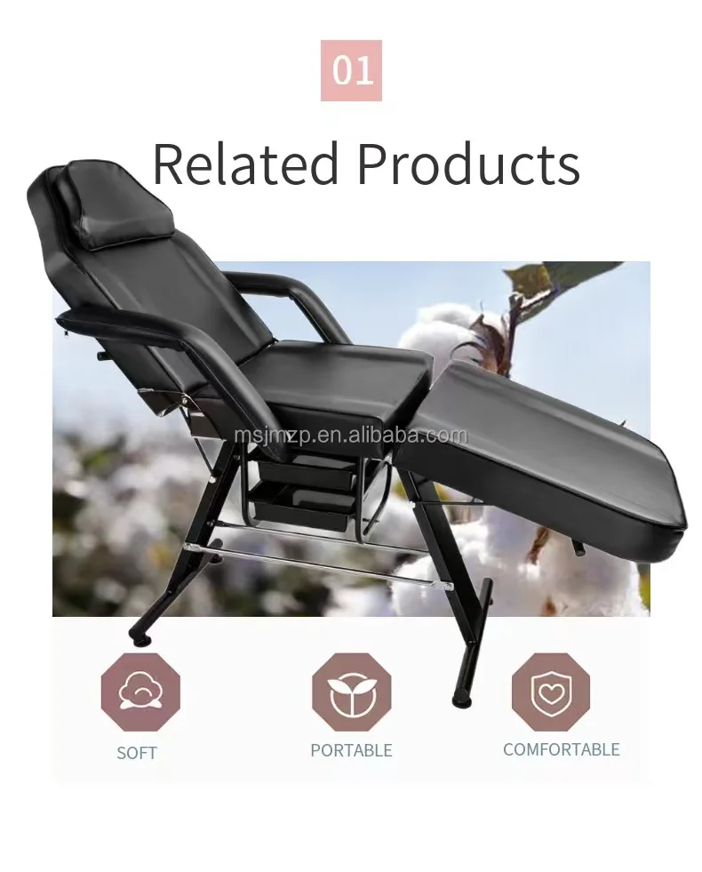 Multi-function Massage Bed Facial Chair Spa Salon Beauty Bed Tattoo ...