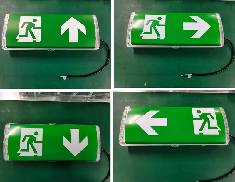 IP65 LED Emergency Exit Sign Light AUEXLED-04 Waterproof 3W LED Wall ...