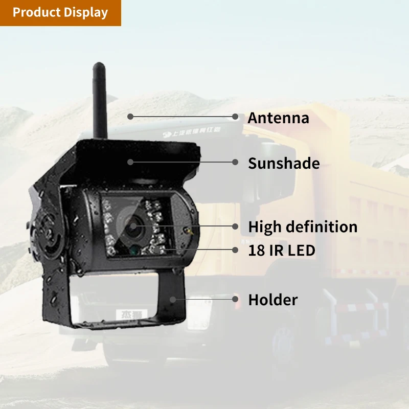 Wireless Reversing Camera Kit For Trucks And Buses With 2.4ghz Digital ...