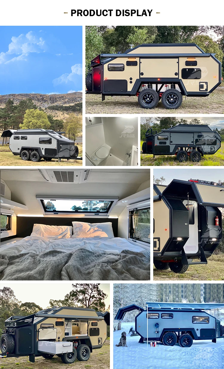 Black Rhino Camper Offroad Caravan Truck Campers - Durable & Lightweight