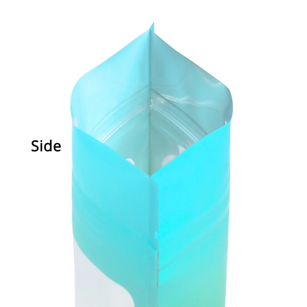 Reusable Plastic Mylar Packet Sample Packaging Bags Gradient Color ...