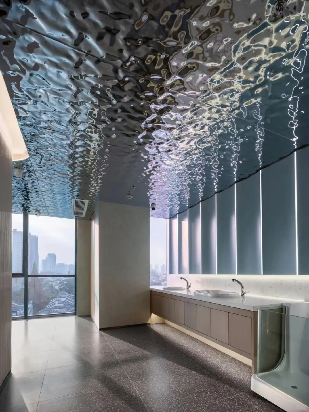 Luxury 3D Water Ripple Wall Panel Factory Supplied Environment Friendly ...