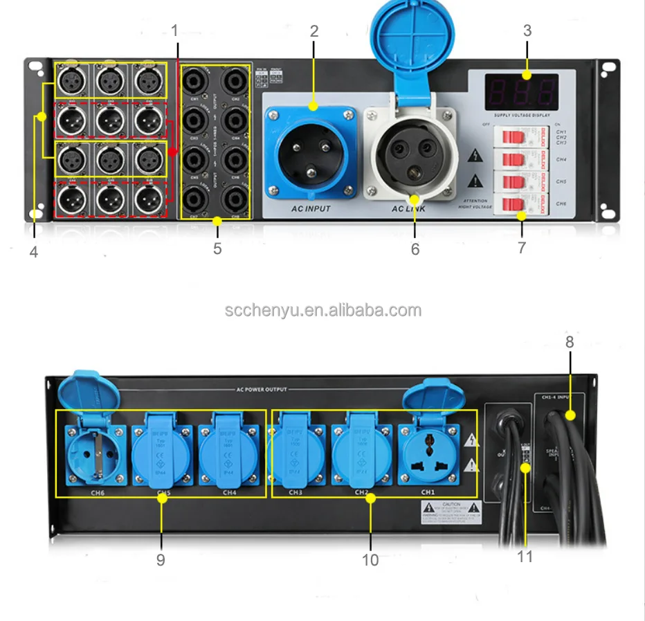 Hot Selling Professional Stage Line Array Speakers Power Sequence Controller - Buy Power ...