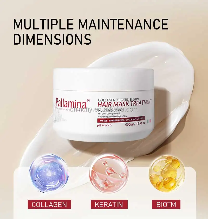 Pallamina Professional Collagen Keratin Treatment Hair Mask