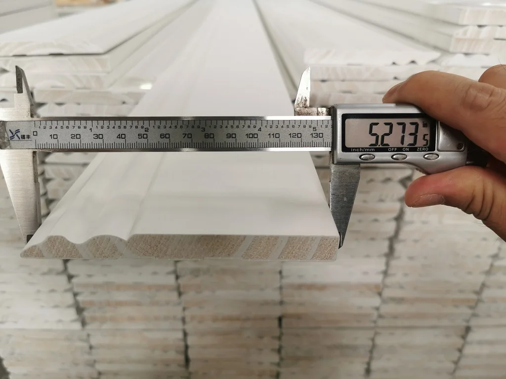 White Primed Finger Joint Pine Baseboard Wood Trim 1x2,1x4,1x6,1x8,1x10