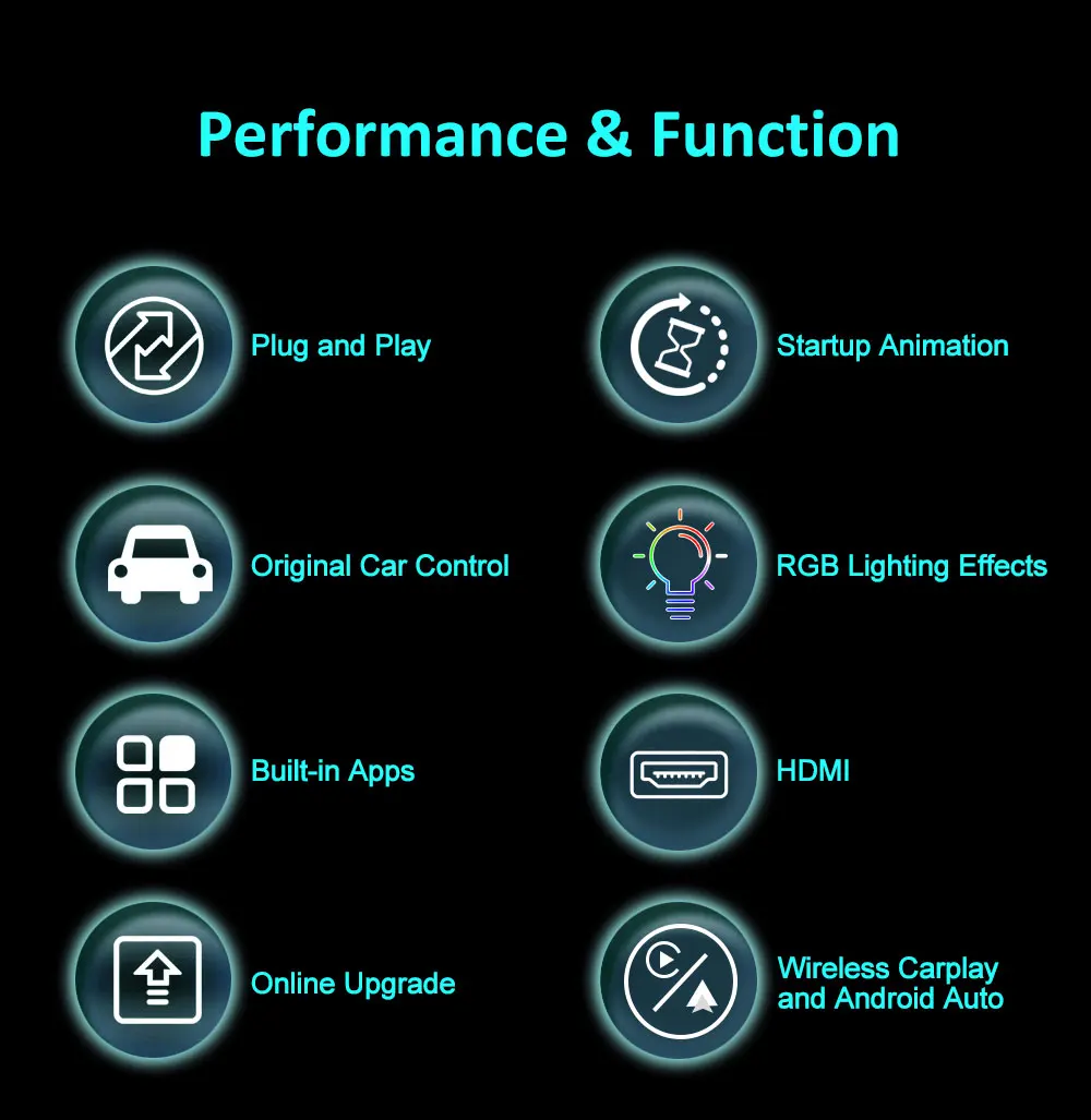 Carplay Smart Ai Box Black Universal Travel Adapter Hdmi Output Car ...