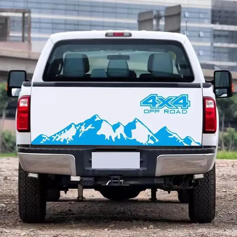 Mountain Decal off-Road 4x4 Mountain Sticker Vinyl Sheet