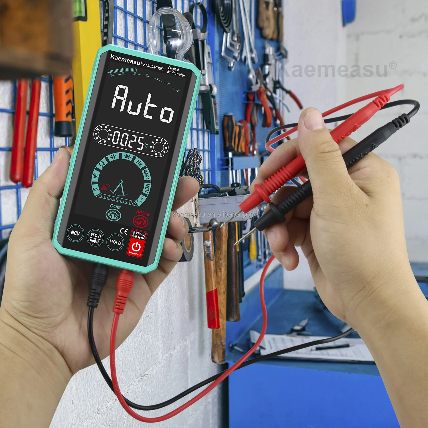 Intelligent Voice Automatic Multimeter Lcd Color Display Ncv Ture Rms ...