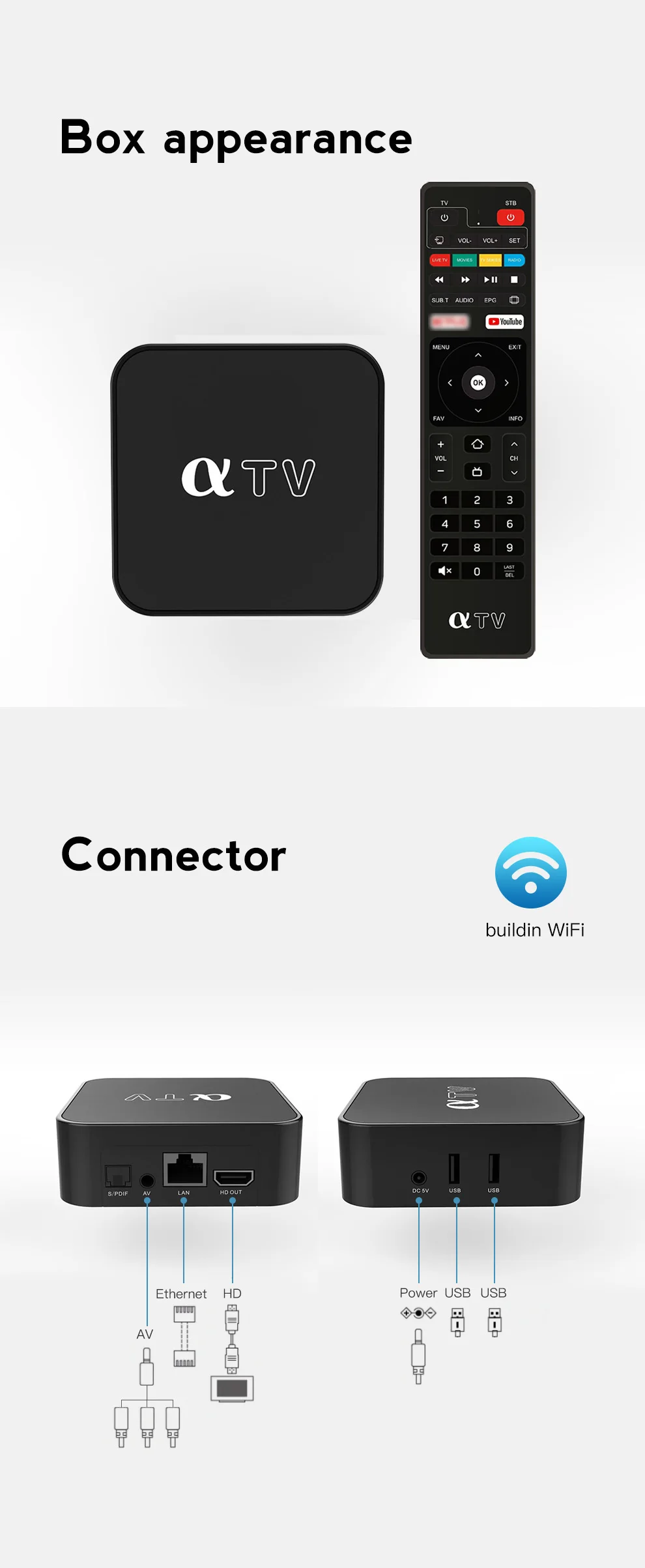 Wholesale Stb 4k Hdr Set Top Box Iptv Channel Allwinner H313 1gb 8gb ...