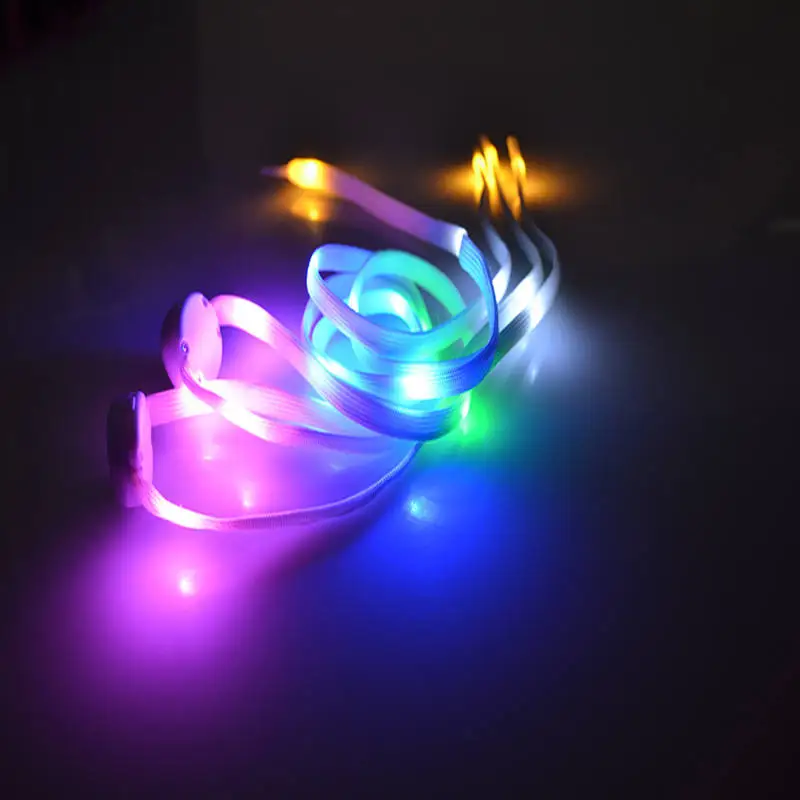 Party Nylon Led Light Up Shoelaces Led Shoestring Flashing Led ...