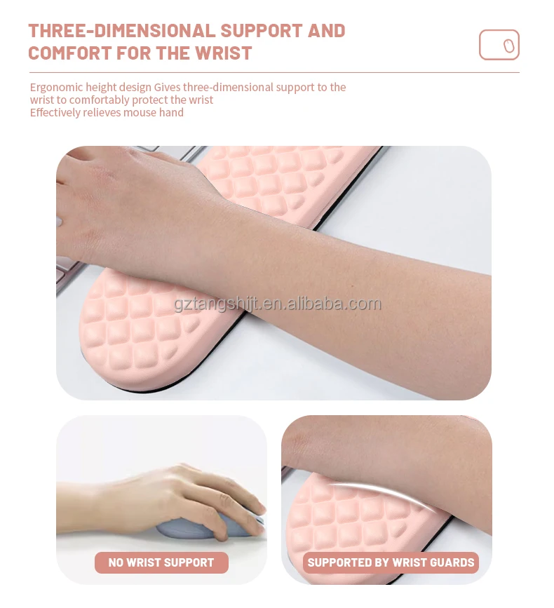 Cartoon Cute Memory Foam Mouse Pad Wrist Rest Mat Smooth Printing Gaming Mouse Pad Keyboard Pad ...