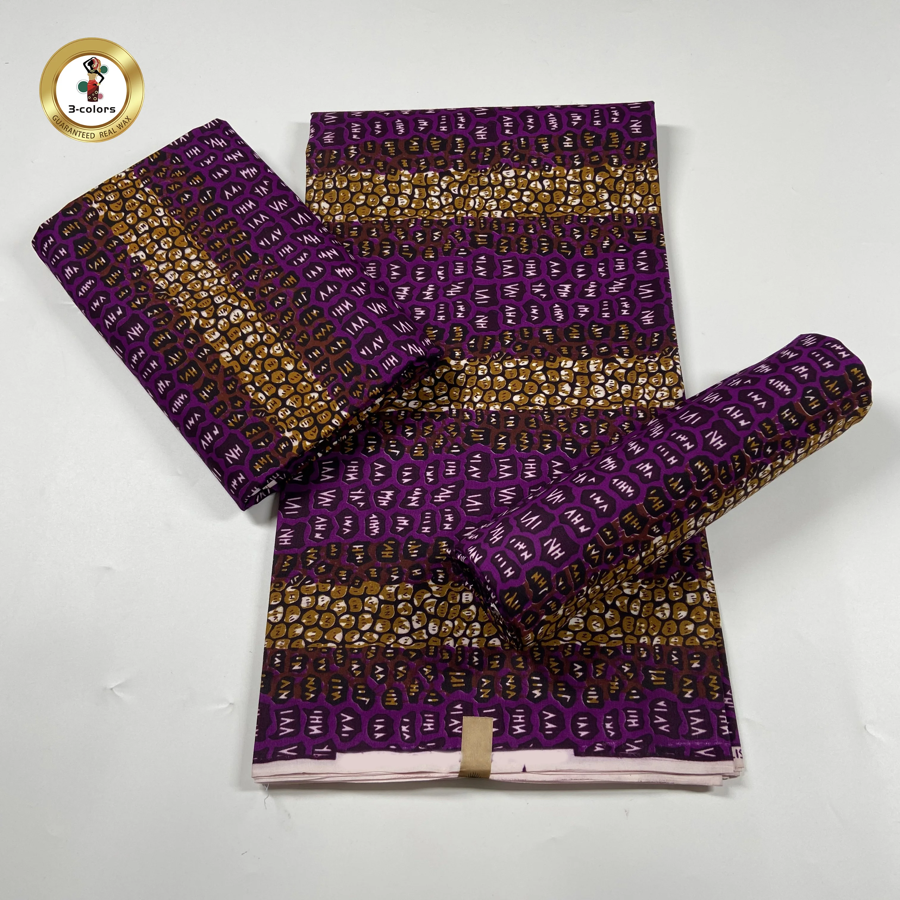 2020 Top Sale African Java Wax Cloth Veritable Polyester Stretch Satin ...