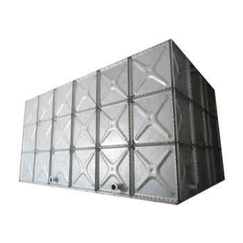 50 Cubic Meter Hot Galvanized Steel Water Tank For Bog Project Use ...