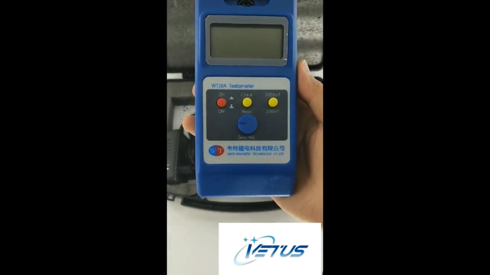 Digital Gauss Meter Tesla Meter With Metal Probe Measuring Range 0 To ...