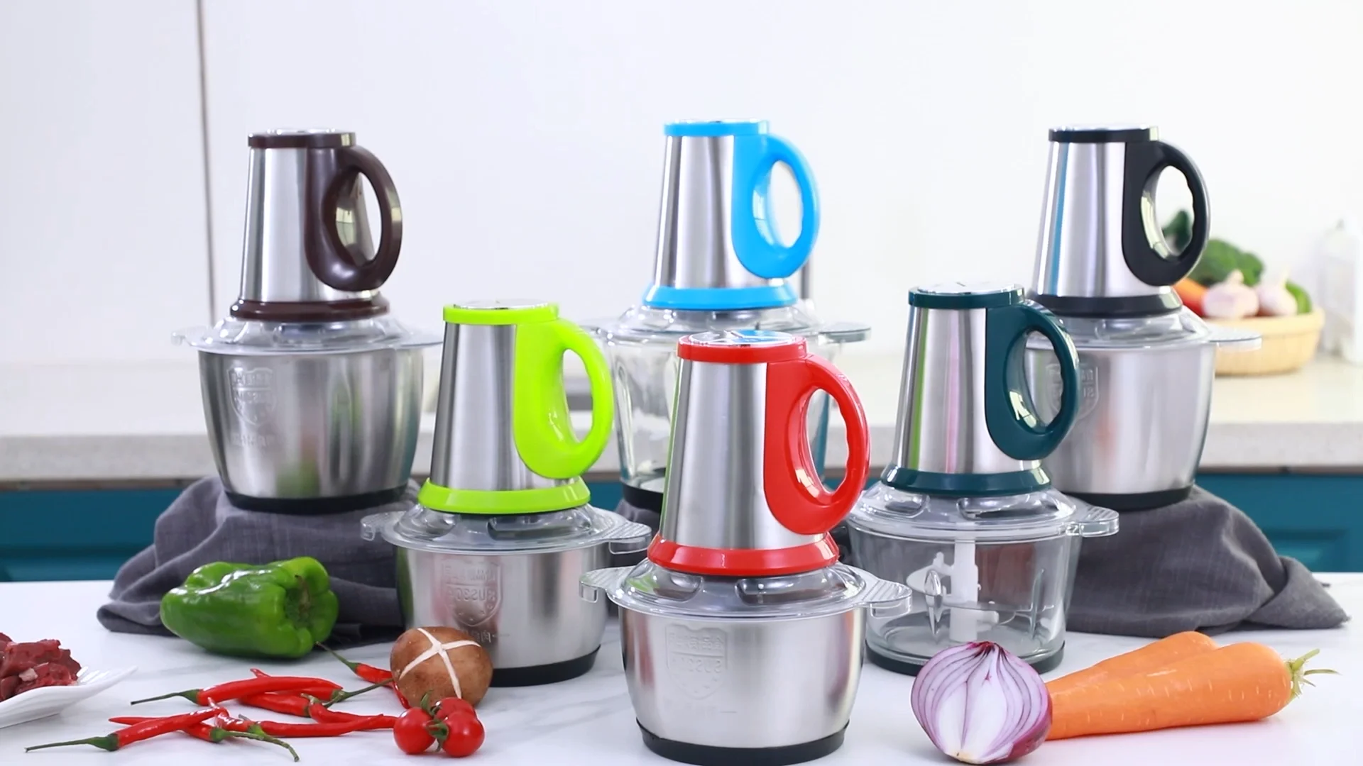 Commercial Mincer Electric Meat And Vegetable Chopper Grinders Food ...