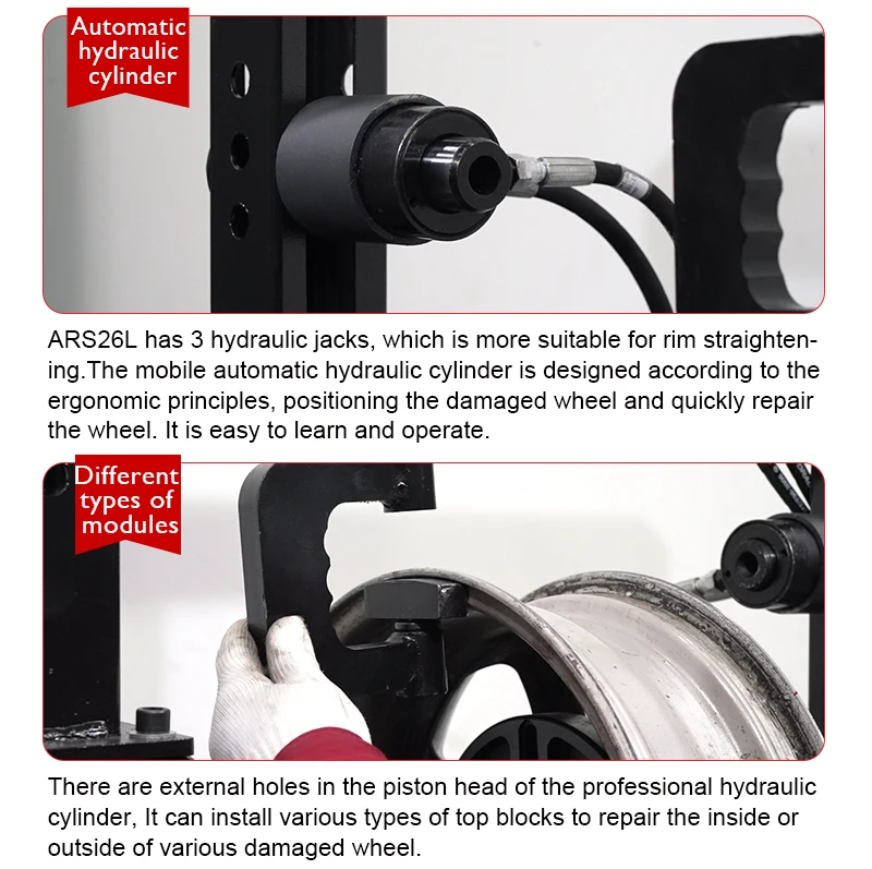 ARS26L Rim Repair Machine - Precision Alloy Wheel Straightening