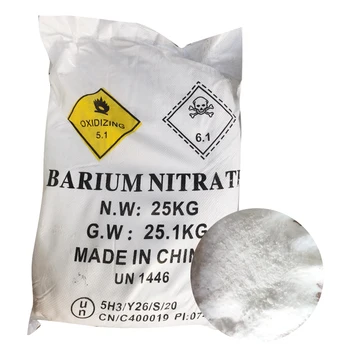 Fireworks Raw Material Barium Nitrate 99.3% 98.5% Colorless Crystal Or ...