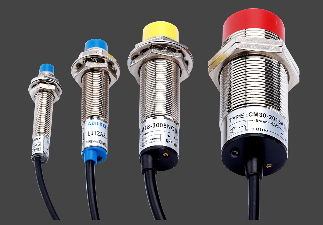 Cylinder M8 Flush Type Inductive Proximity Sensor Automatic Control ...