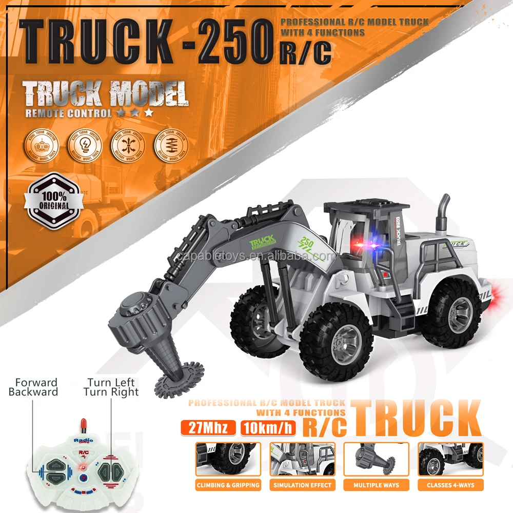 27MHZ 1:30 Scale RC Model Construction Vehicles Toy