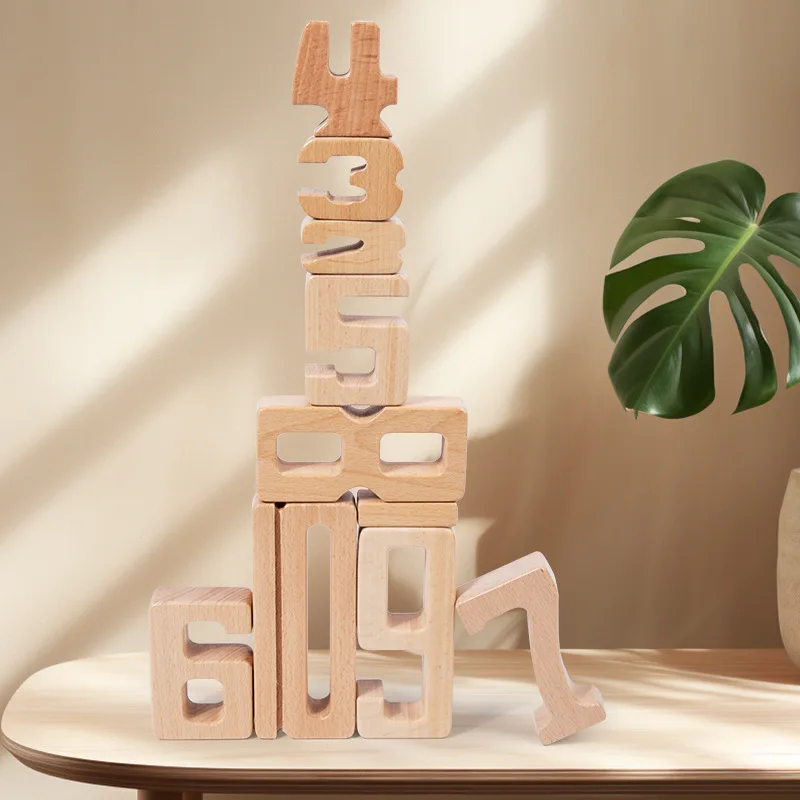 Montessori Early Childhood Education Beech Wooden Digital Building ...