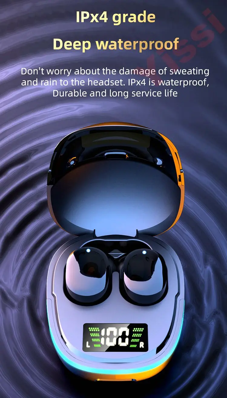 G9s Tws Breathing Light Game Wireless Earphones No Delay In Ear Mini ...