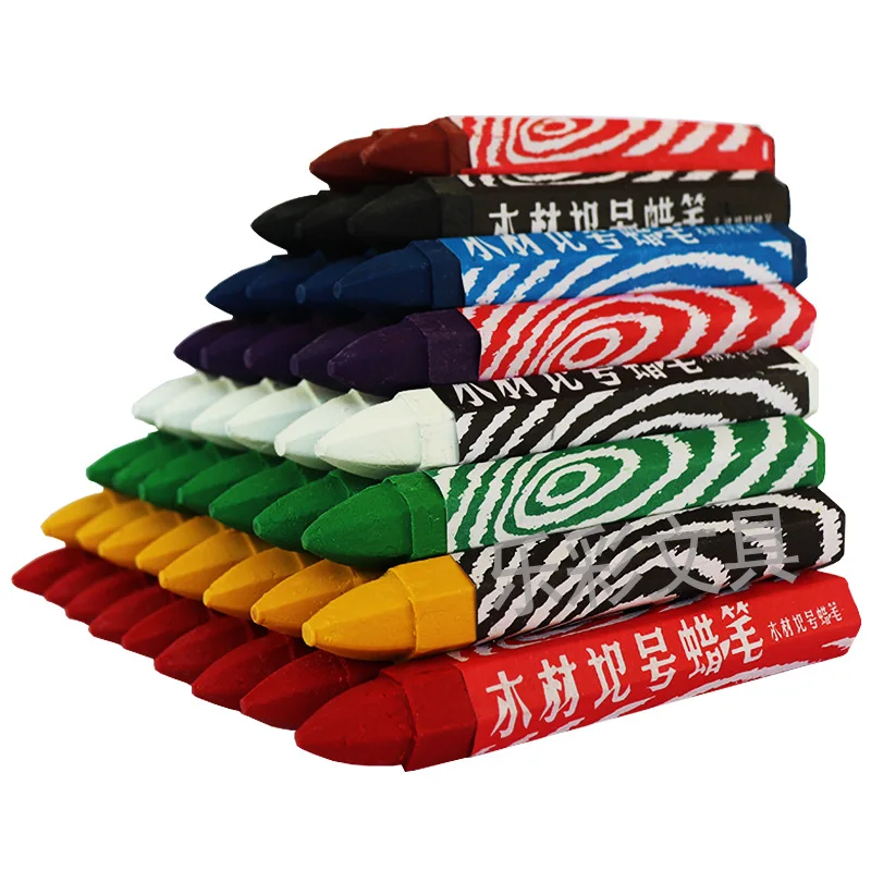 Red Color Fluorescent Industrial Medical Crayon for Lumber