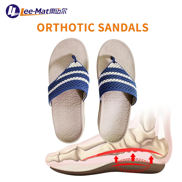 Medical Rubber Arch Support Slippers Woman Arch Orthopedic Flip Flops ...