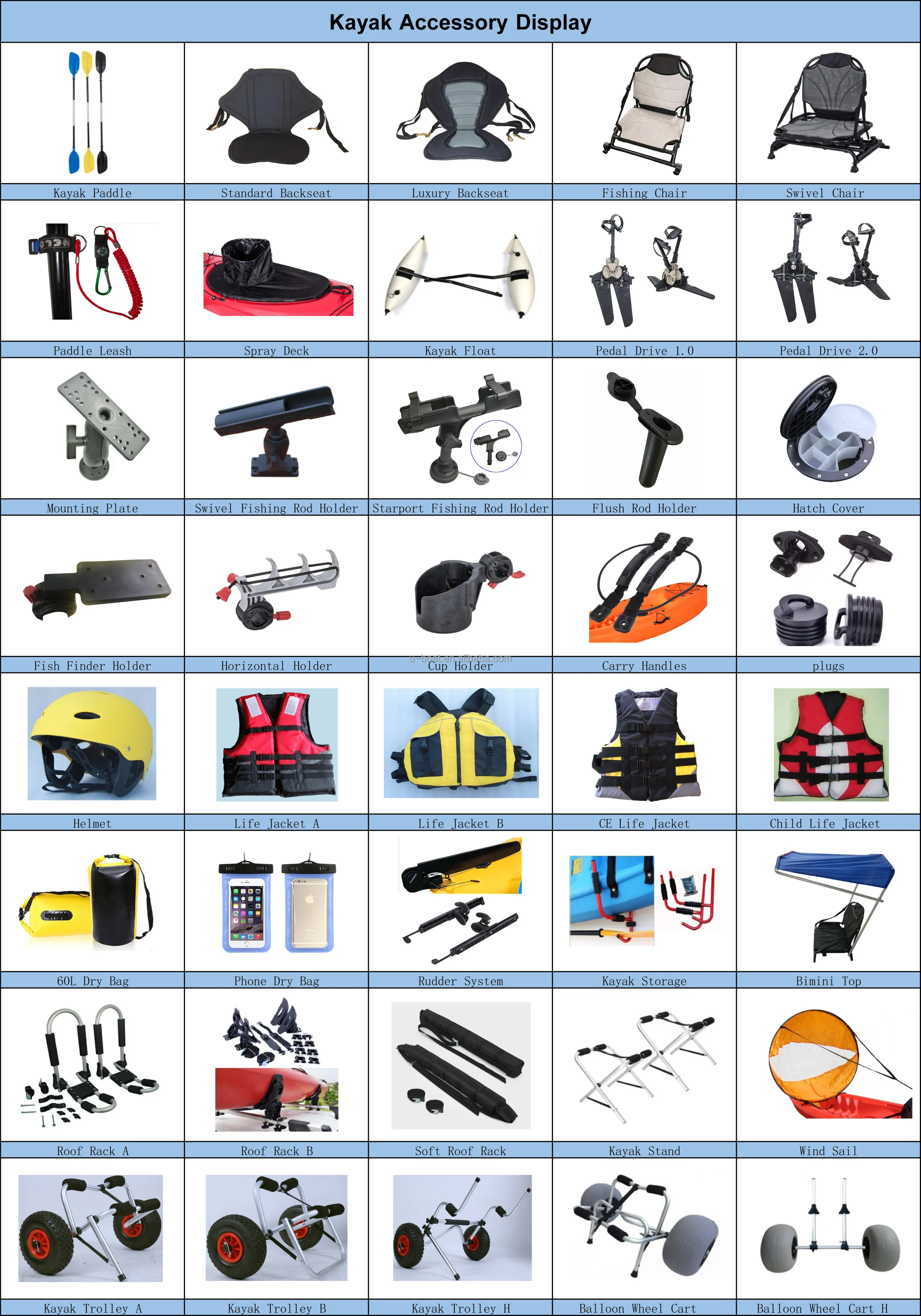 14ft Modular Fishing Kayak with Pedal Drive - Easy to Disassemble ...