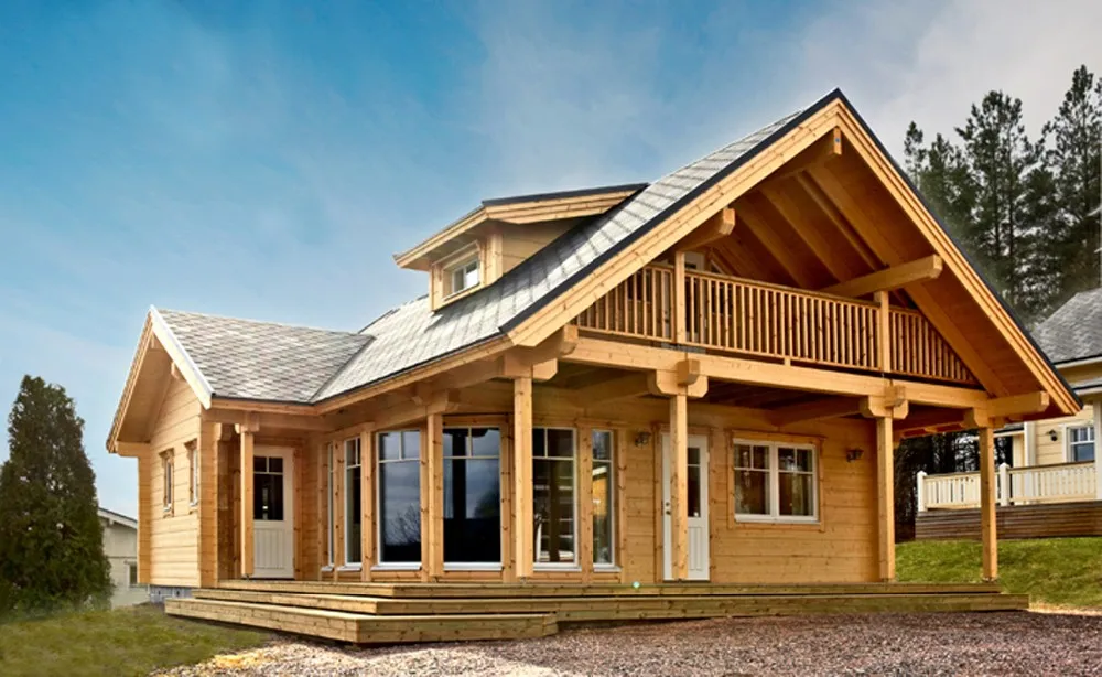 Treezo Prefabricated Wooden Building House - Durable & Stylish