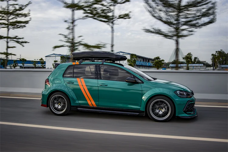 VW Golf 7 MK7 Wide Body Kit: Front & Rear Bumpers & Side Skirts - OEM