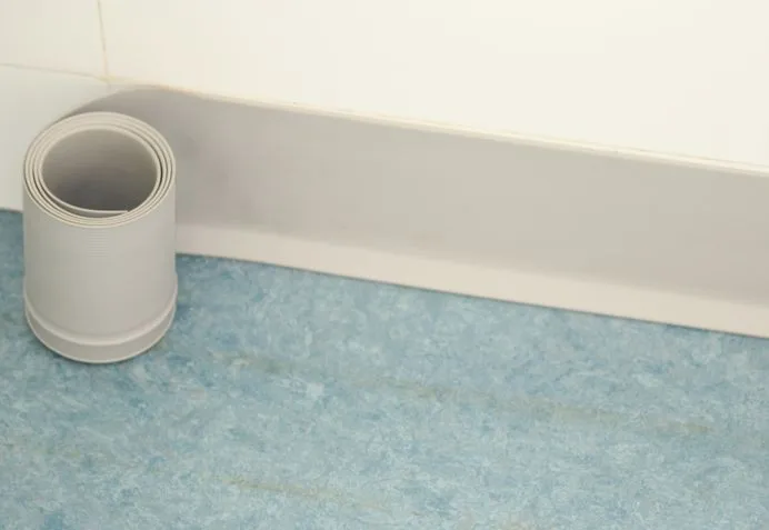 Rubber Wall Base 4inch Vinyl Cove Base Floor PVC Skirting