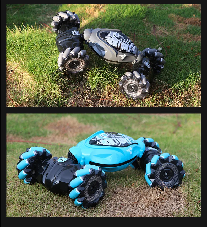 Rc Stunt Morph Cars Kids Toys Double-sided Drive 2.4g Electric Remote ...