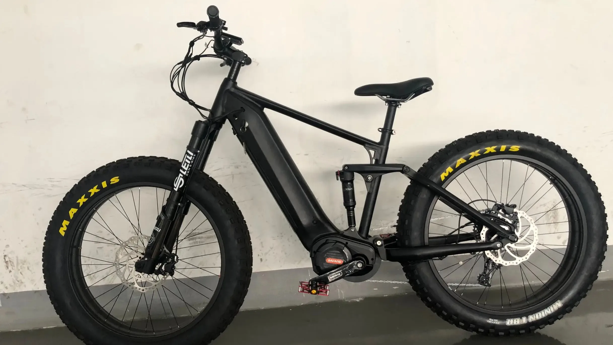 Bafang Ultra Electric Fat Bike 48v 1000w Full Suspension Mid Drive ...