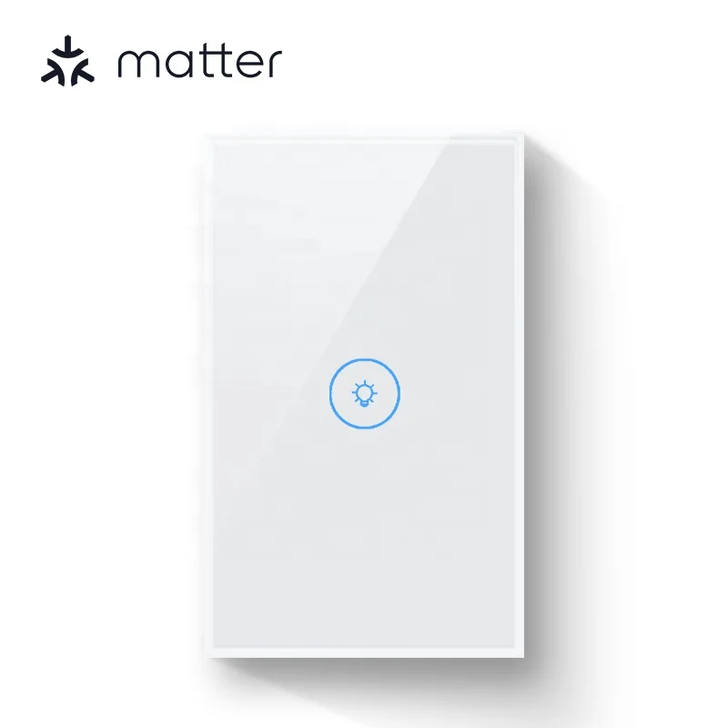 Us Standard Wifi Matter Light Switch Glass Touch 1/2/3 Gang Timing ...