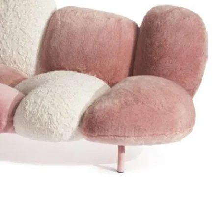 Unique Design Pink Tufting Sofa Set High-grade Minimalist Creative ...