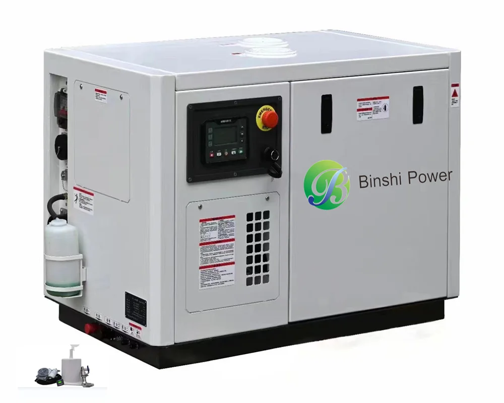 Electric Portable Small Boat Generator Marine Diesel Backup 5kw ...