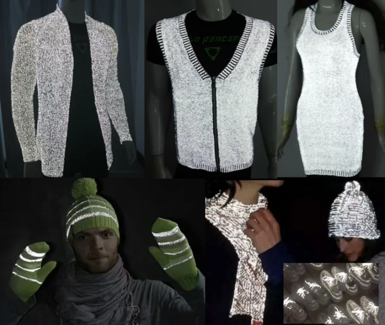 Colorful Glow in the Dark Light Absorbent Photoluminescent Polyester ...